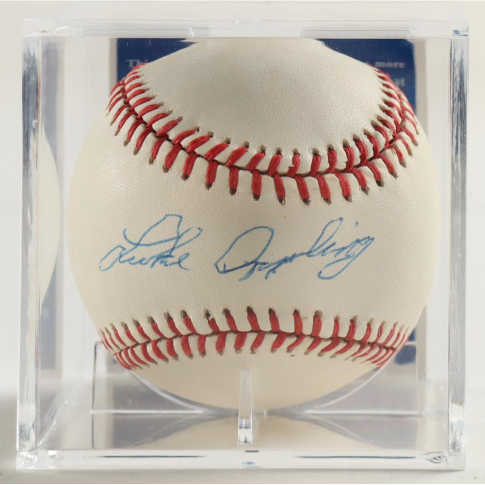 Luke Appling Signed OAL Baseball with Display Case (PSA 8.5) | Pristine ...