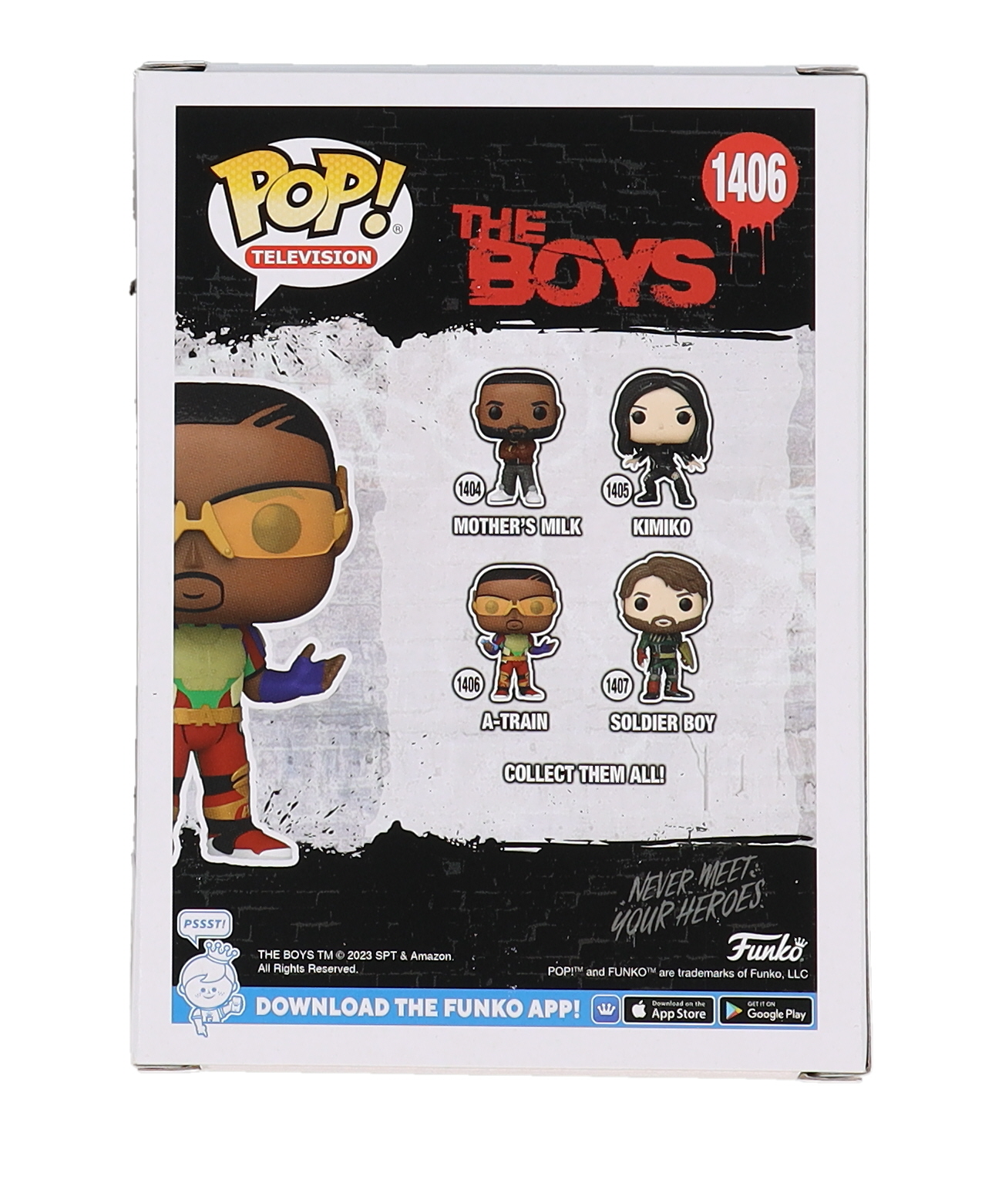 Jessie T. Usher Signed "The Boys" A-Train #1406 Funko Pop! Vinyl Figure ...