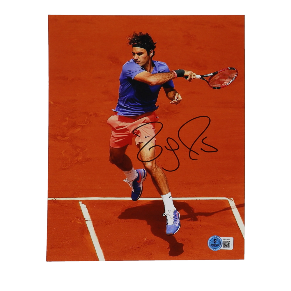 Roger Federer Signed 8x10 Photo (Beckett) | Pristine Auction