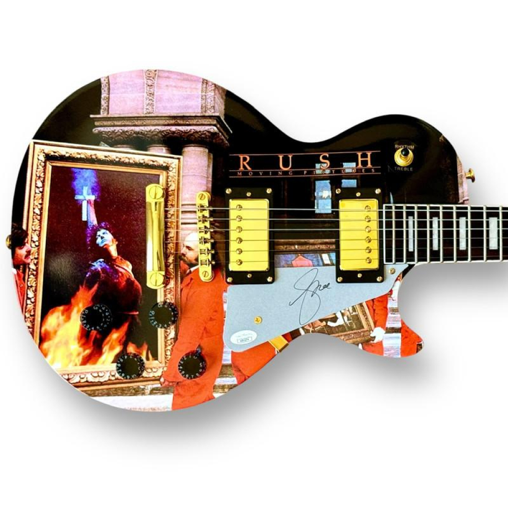 Geddy Lee Signed Custom Rush "Moving Pictures" Autograph Edition Les ...