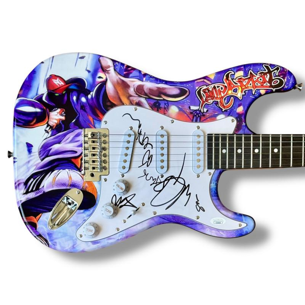 Limp Bizkit Signed Custom "Significant Other" Stratocaster Style Guitar with Fred Durst, Wes ...