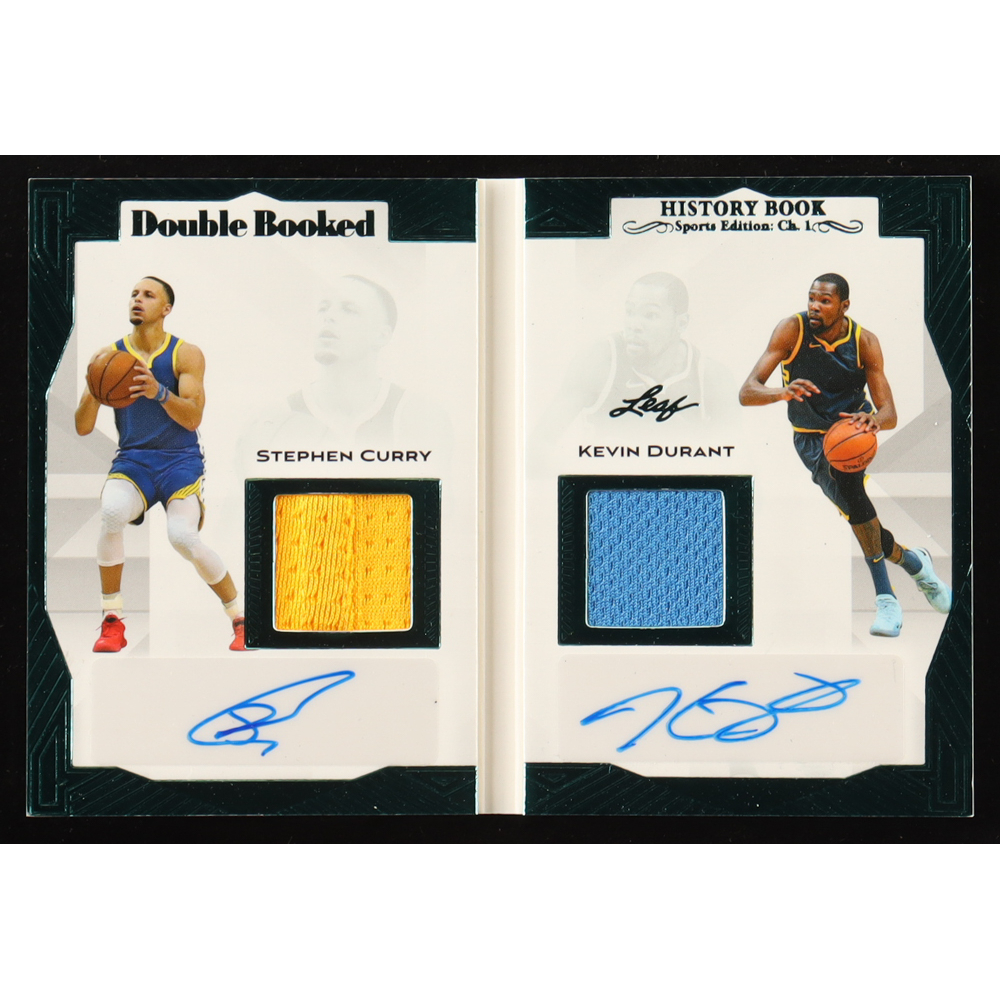 Stephen Curry / Kevin Durant 2023 Leaf History Book Sports Edition ...