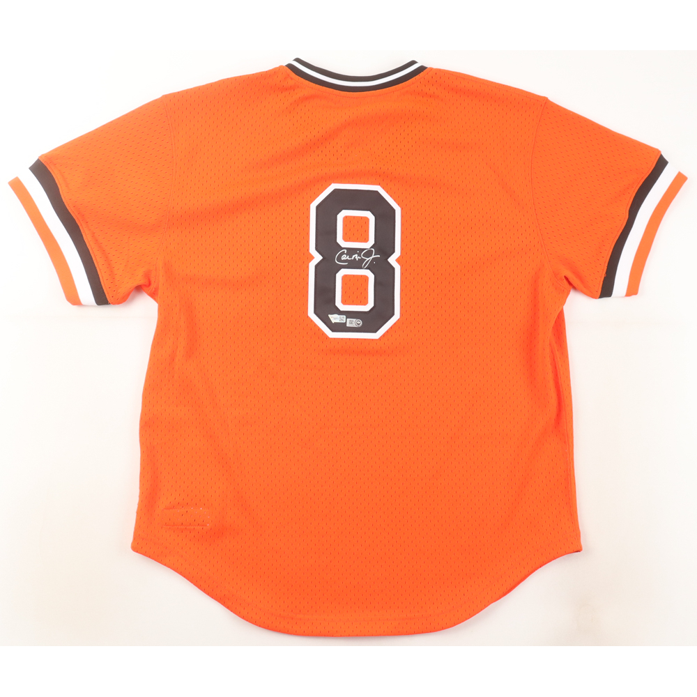 Cal Ripken Jr. Signed Orioles Authentic Mitchell & Ness Jersey ...