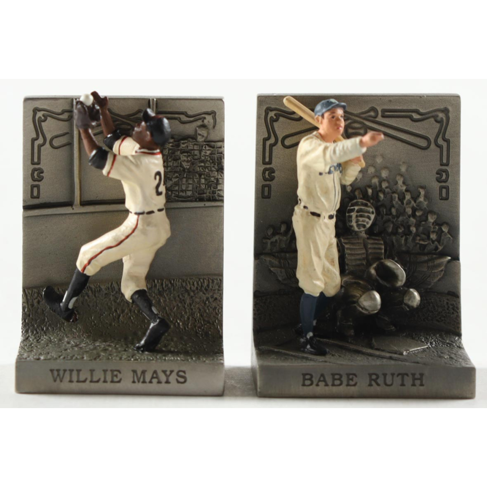 Willie Mays & Babe Ruth LE "The Catch | Called Shot" Longton Crown ...
