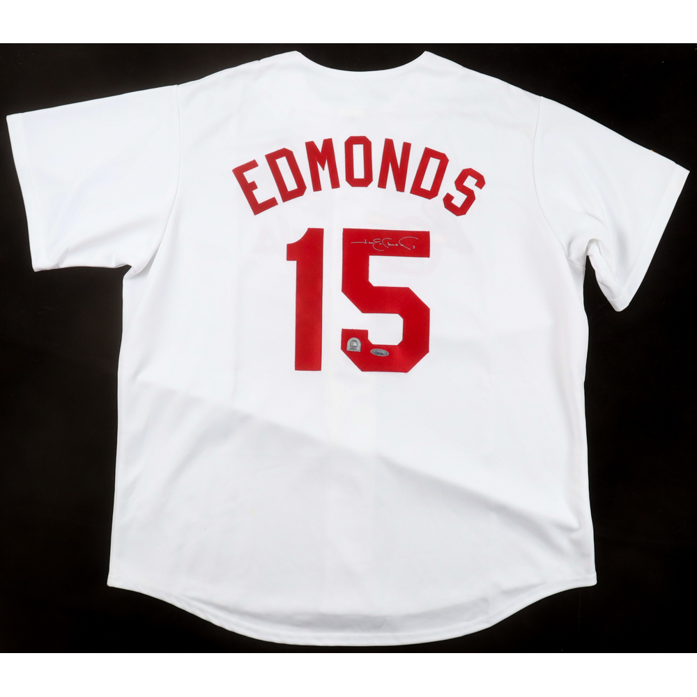 Jim Edmonds Signed Jersey (MLB & Ironclad) | Pristine Auction