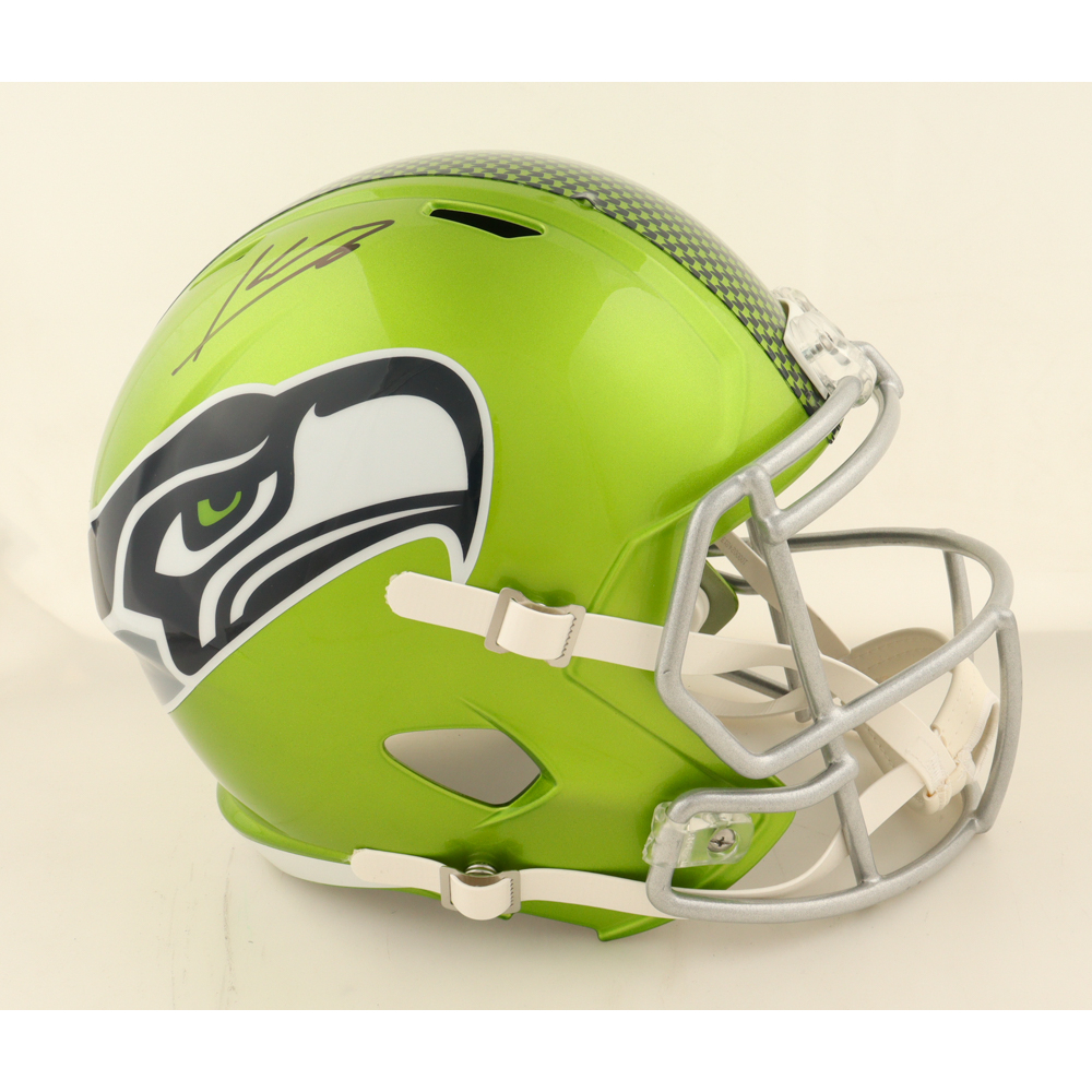 Kenneth Walker III Signed Seahawks Full-Size Flash Alternate Speed ...