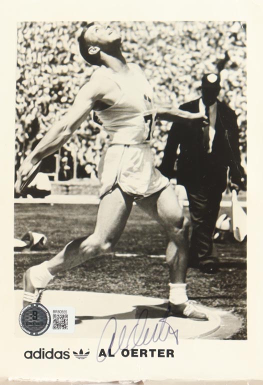 Al Oerter Signed 5x7 Photo (Beckett) | Pristine Auction