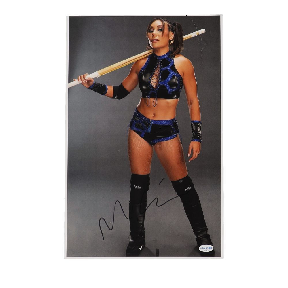 Mia Yim Signed WWE 11x17 Photo (ACOA) | Pristine Auction