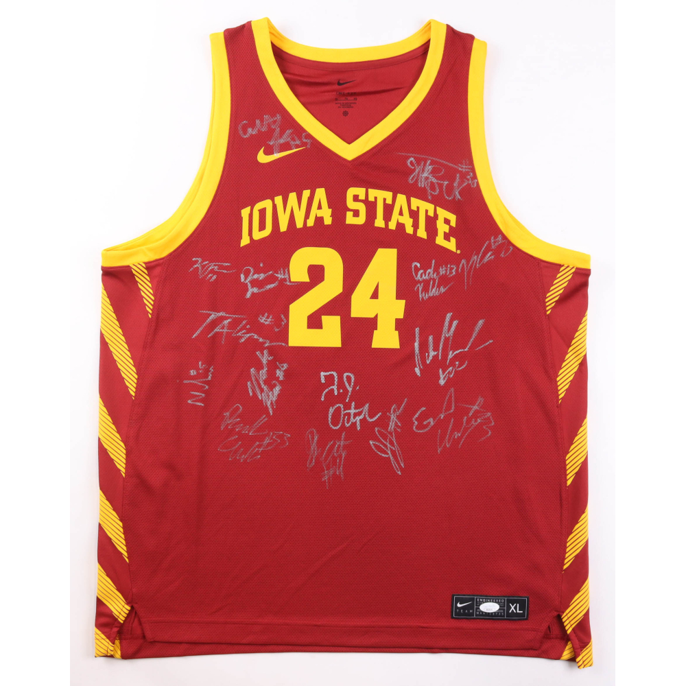 2024-2025 Iowa State Cyclones Nike Authentic Jersey Team-Signed by (15 ...