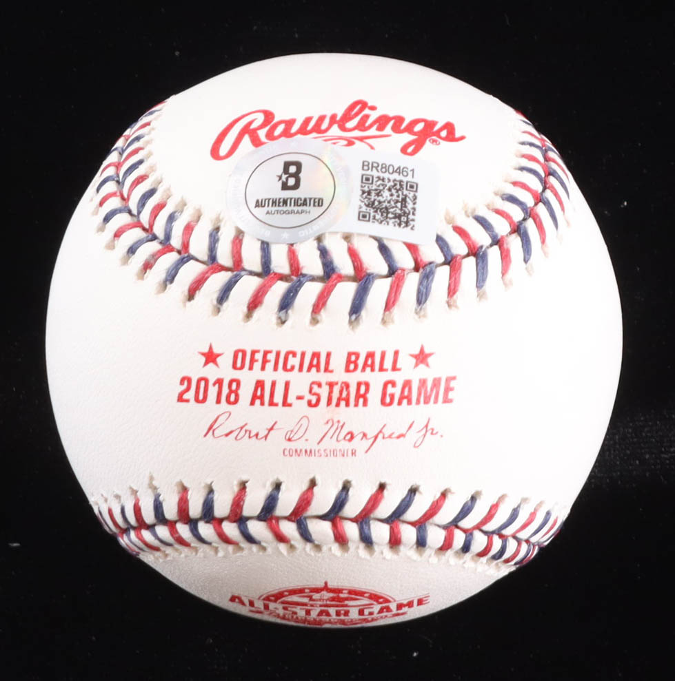 Edwin Diaz Signed Official 2018 All-Star Game Logo Baseball (Beckett ...