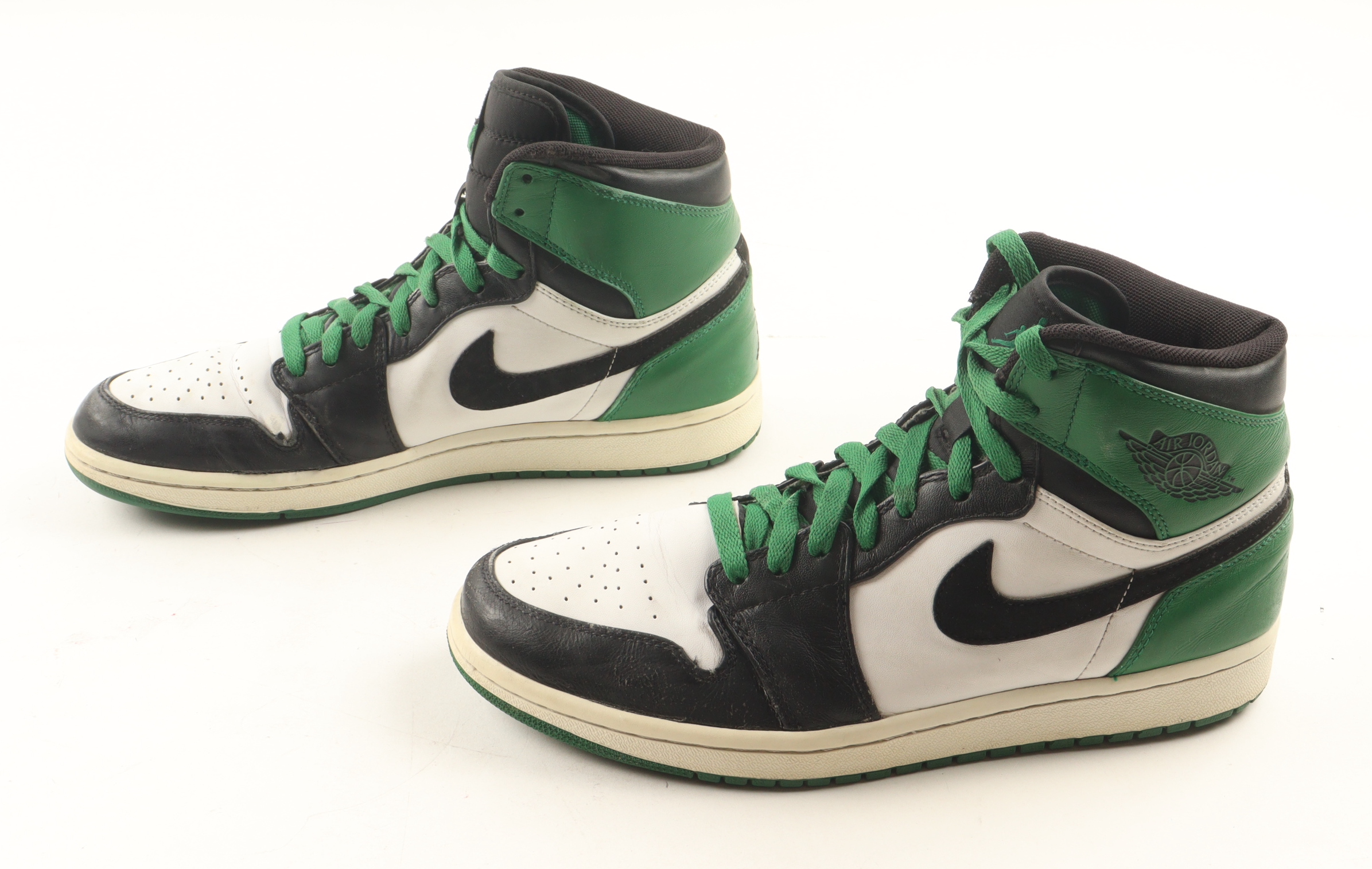 Larry Bird Signed Pair Of Nike Air Jordan Basketball Shoes (PSA ...