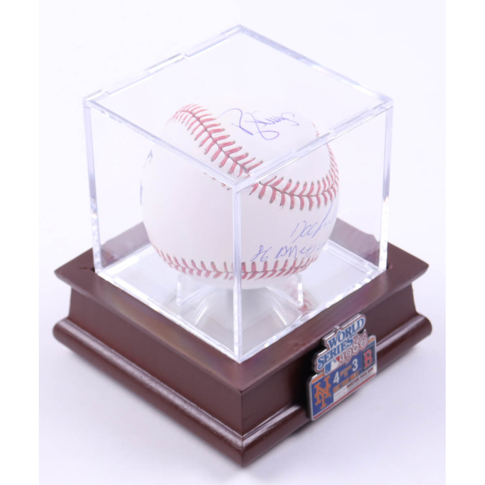Doc Gooden & Darryl Strawberry Signed OML Baseball With World Series ...