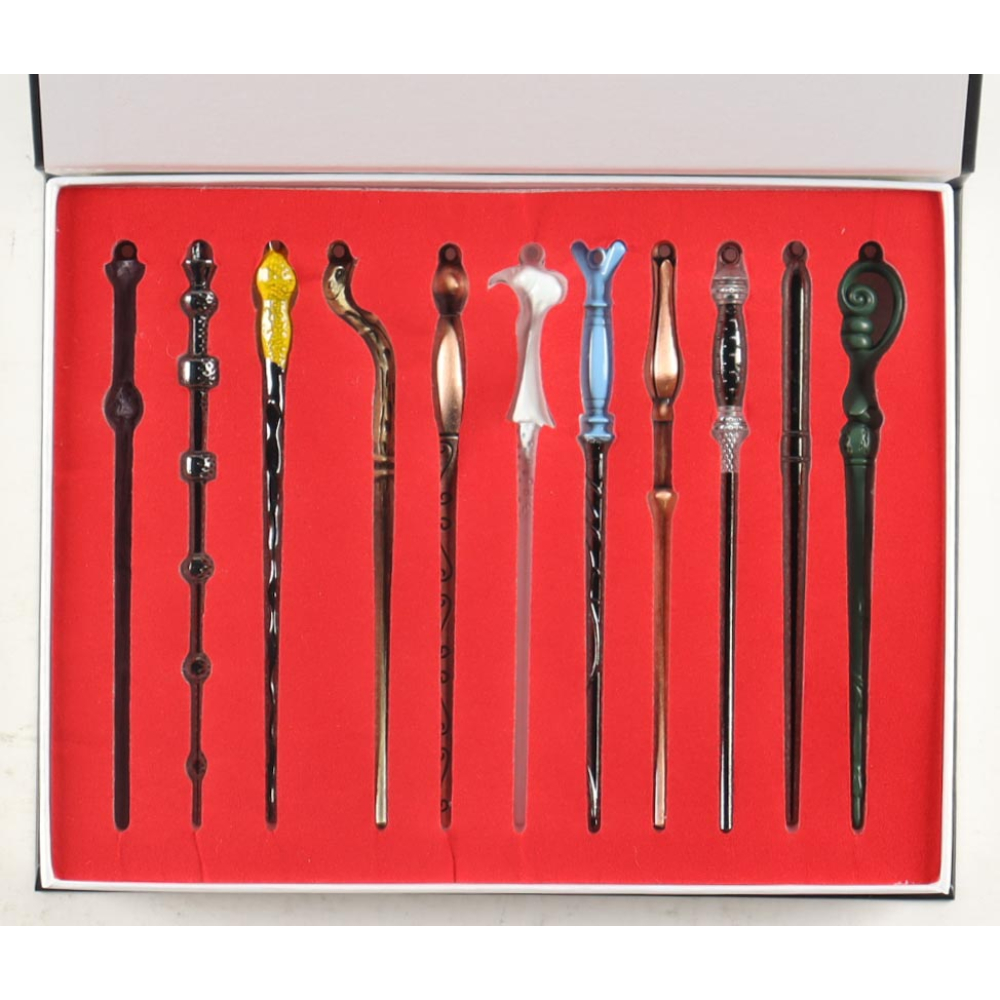 Official "Harry Potter" (11) Piece Wand Set With Original Packaging ...