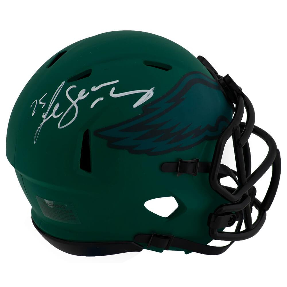 LeSean McCoy Signed Eagles Rave Alternate Speed Mini Helmet (Schwartz ...