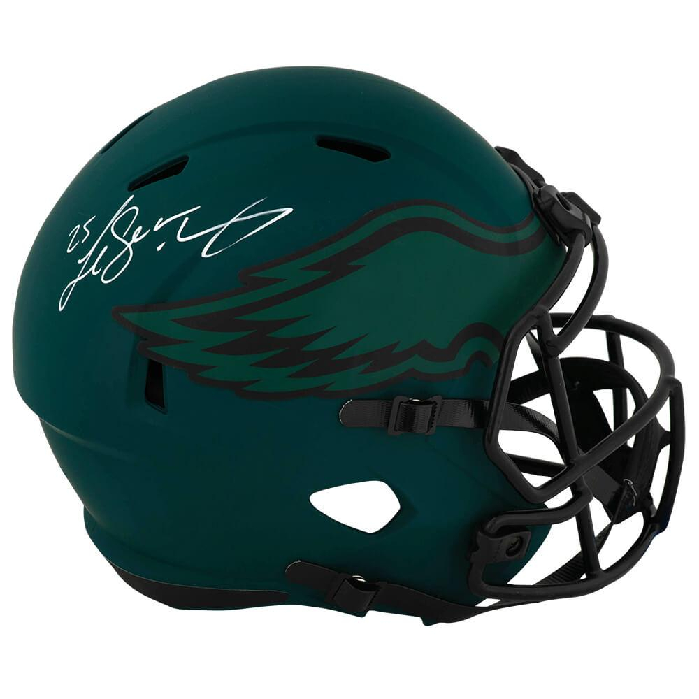 LeSean McCoy Signed Eagles Full-Size Rave Alternate Speed Helmet ...