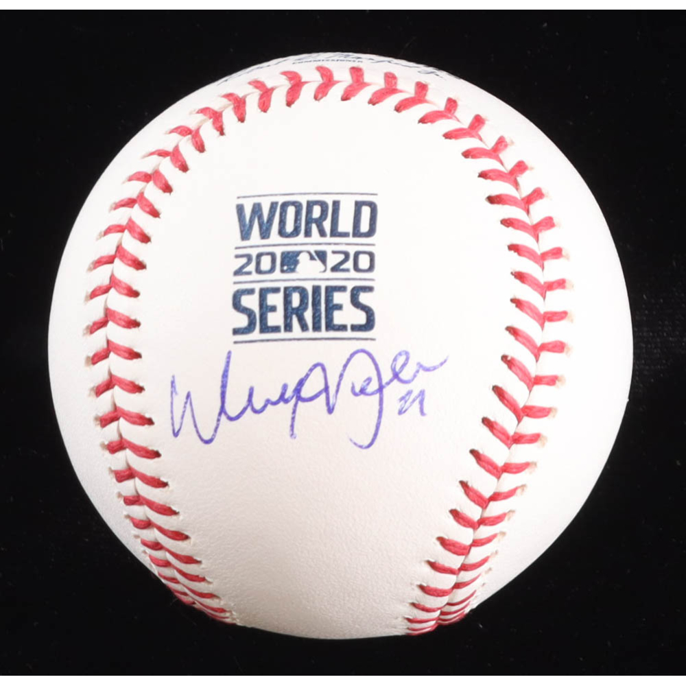 Walker Buehler Signed Official 2020 World Series Logo Baseball (PSA ...