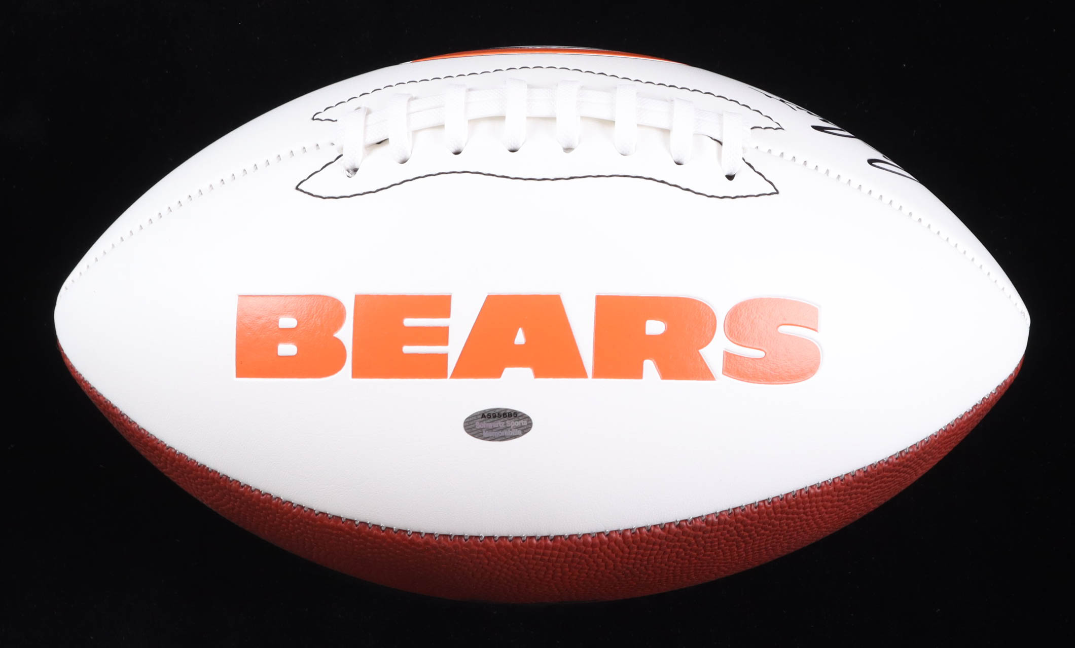 Ron Rivera Signed Bears Logo Football Inscribed "SBXX Champs" (Schwartz ...