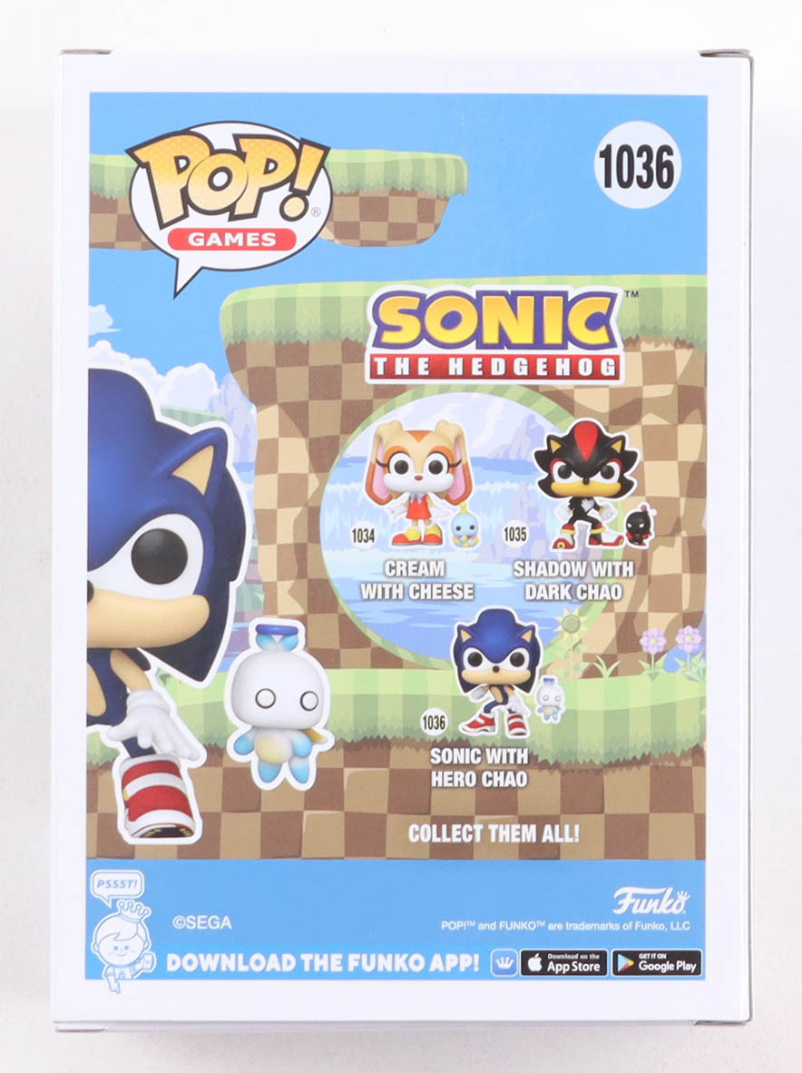 Jaleel White Signed "Sonic The Hedgehog" #1036 Sonic With Hero Chao ...