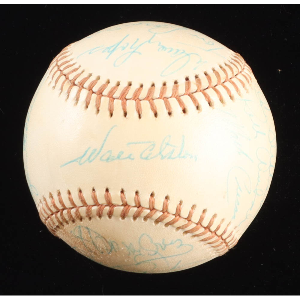 1970 Dodgers ONL Baseball Team-Signed by (20) with Walter Alston, Tommy ...