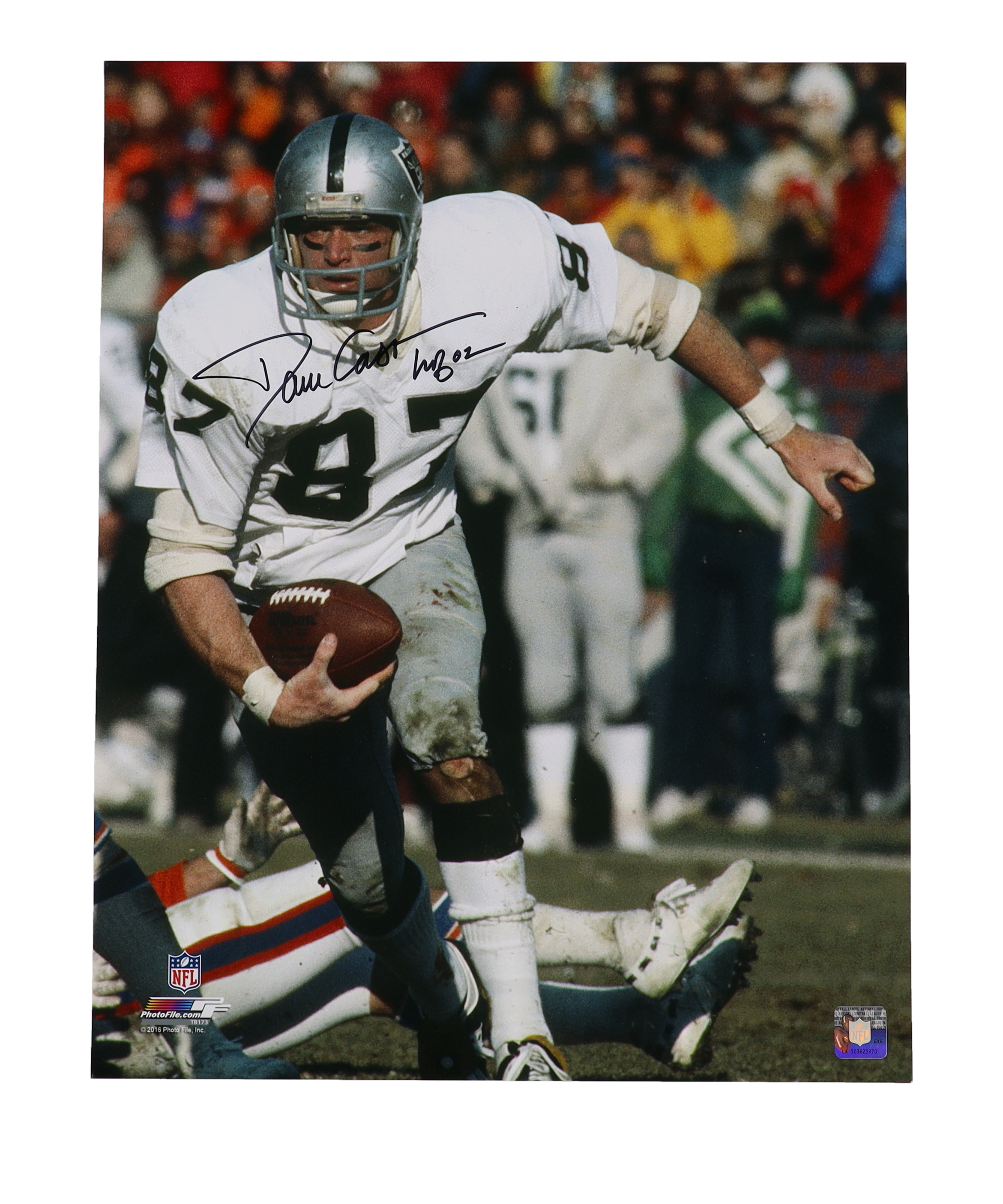 Dave Casper Signed Raiders 16x20 Photo (Beckett) | Pristine Auction