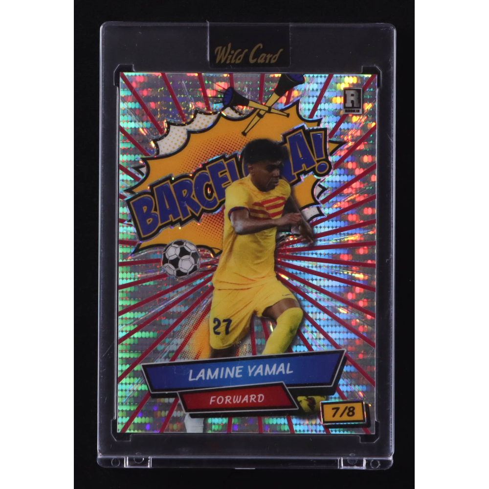 Lamine Yamal 2024 Wild Card Alumination Comix Metallic Silver #ACBG-LY2 ...