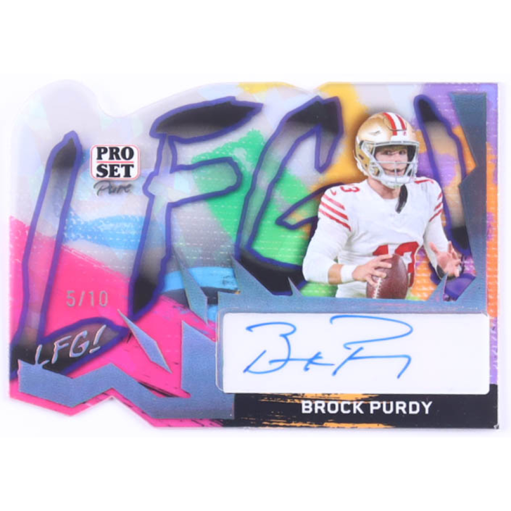 Brock Purdy Pro-Set Pure Autograph 2024 #LFG-BP1 #5/10 | Pristine Auction