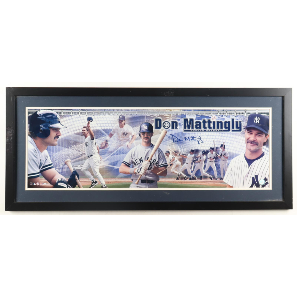 Don Mattingly Signed Yankees Custom Framed Photo Display (Beckett ...