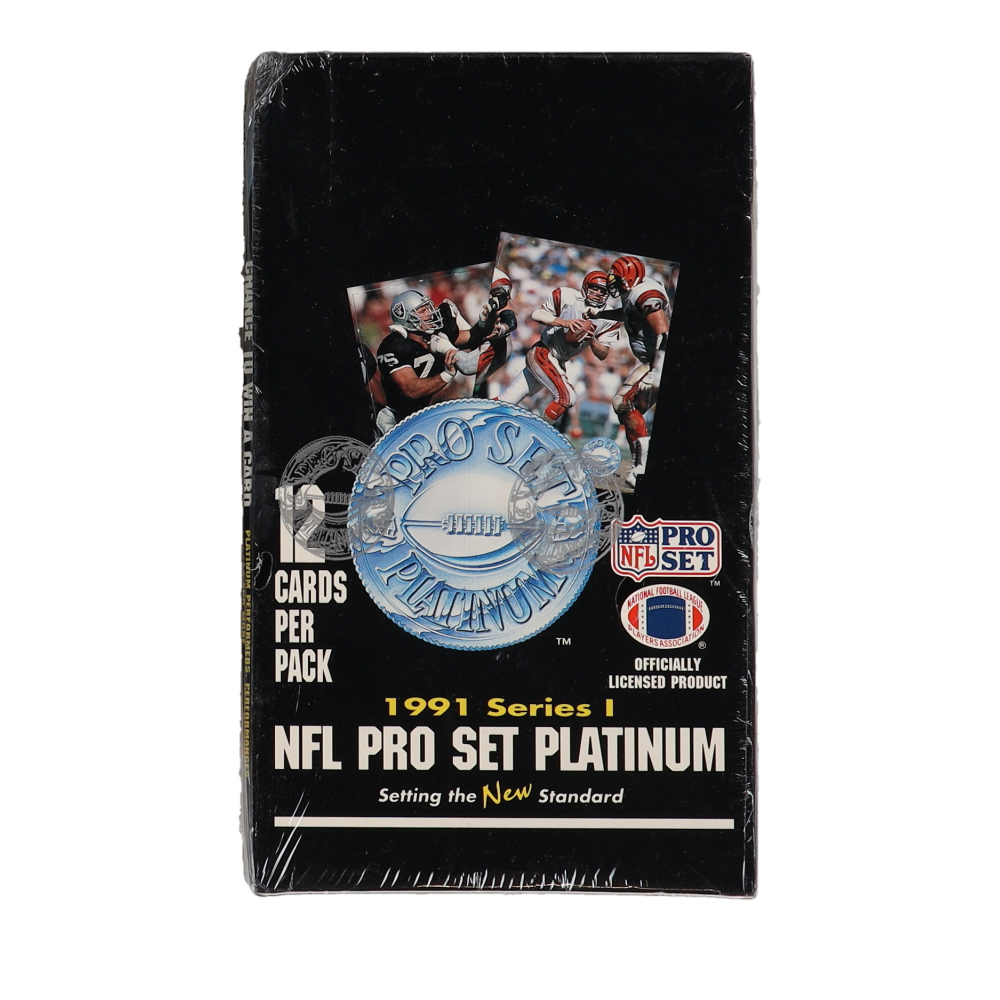 1991 Pro Set Platinum Series 1 Football Box | Pristine Auction