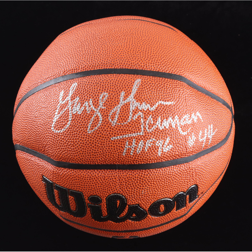 George Gervin Signed NBA Basketball Inscribed "Iceman" & "HOF 96 ...
