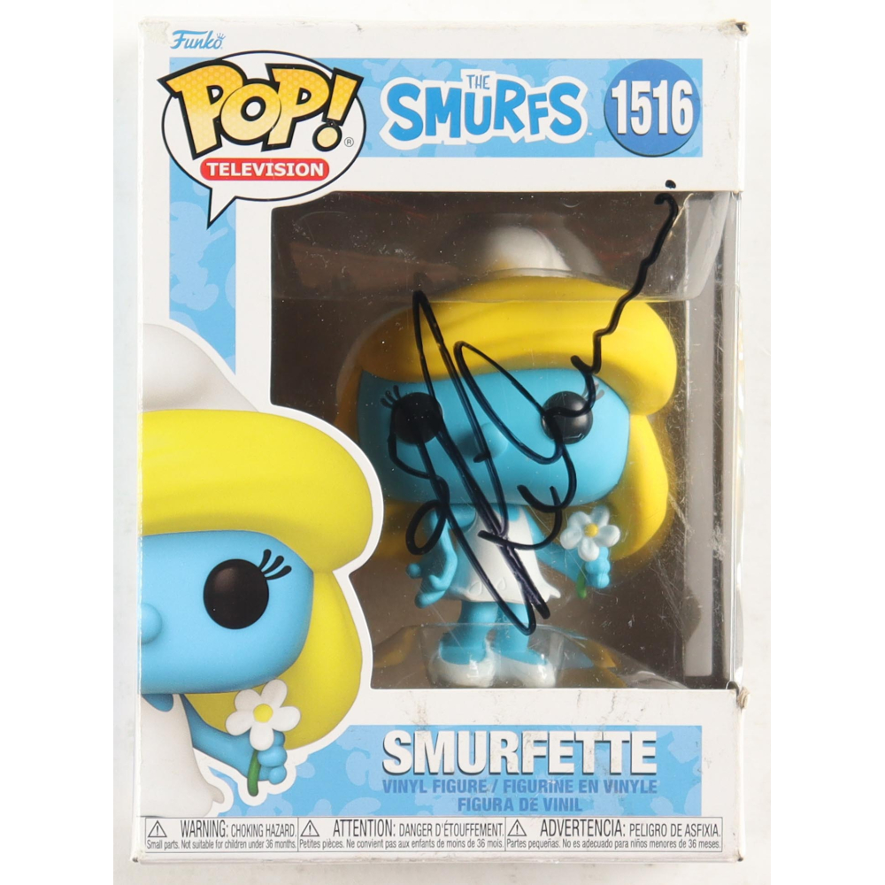 Rihanna Signed "The Smurfs" #1516 Smurfette Funko Pop! Vinyl Figure ...