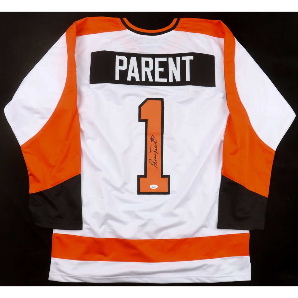 Bernie Parent Signed Jersey (JSA) | Pristine Auction