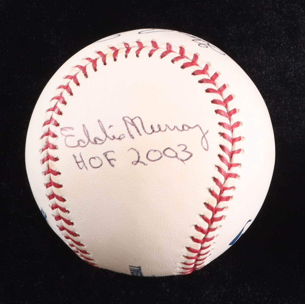 Gary Carter & Eddie Murray Signed OML Baseball Twice-Inscribed "HOF ...