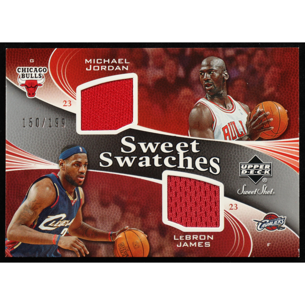 Michael Jordan / LeBron James 2006-07 Sweet Shot Swatches Dual #JJ #150 ...