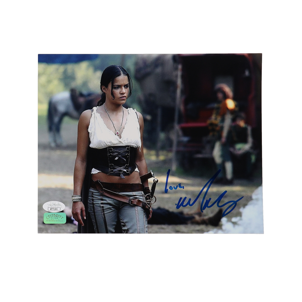 Michelle Rodriguez Signed "BloodRayne" 8x10 Photo Inscribed "Love ...