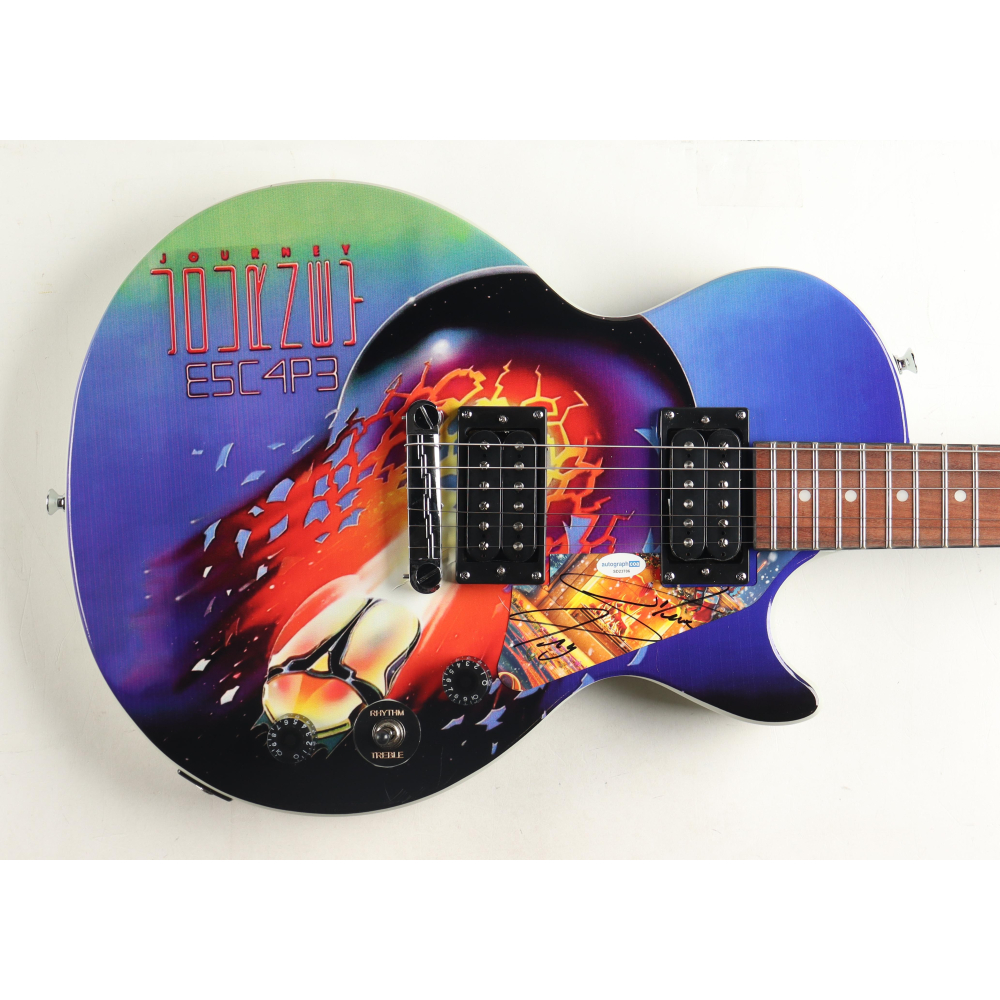 Steve Perry Signed "Journey: Escape" 39" Electric Guitar (ACOA ...