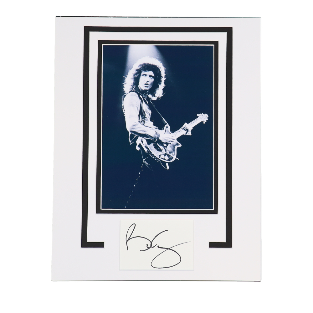 Brian May Signed 11x14 Matted Cut (ACOA) | Pristine Auction