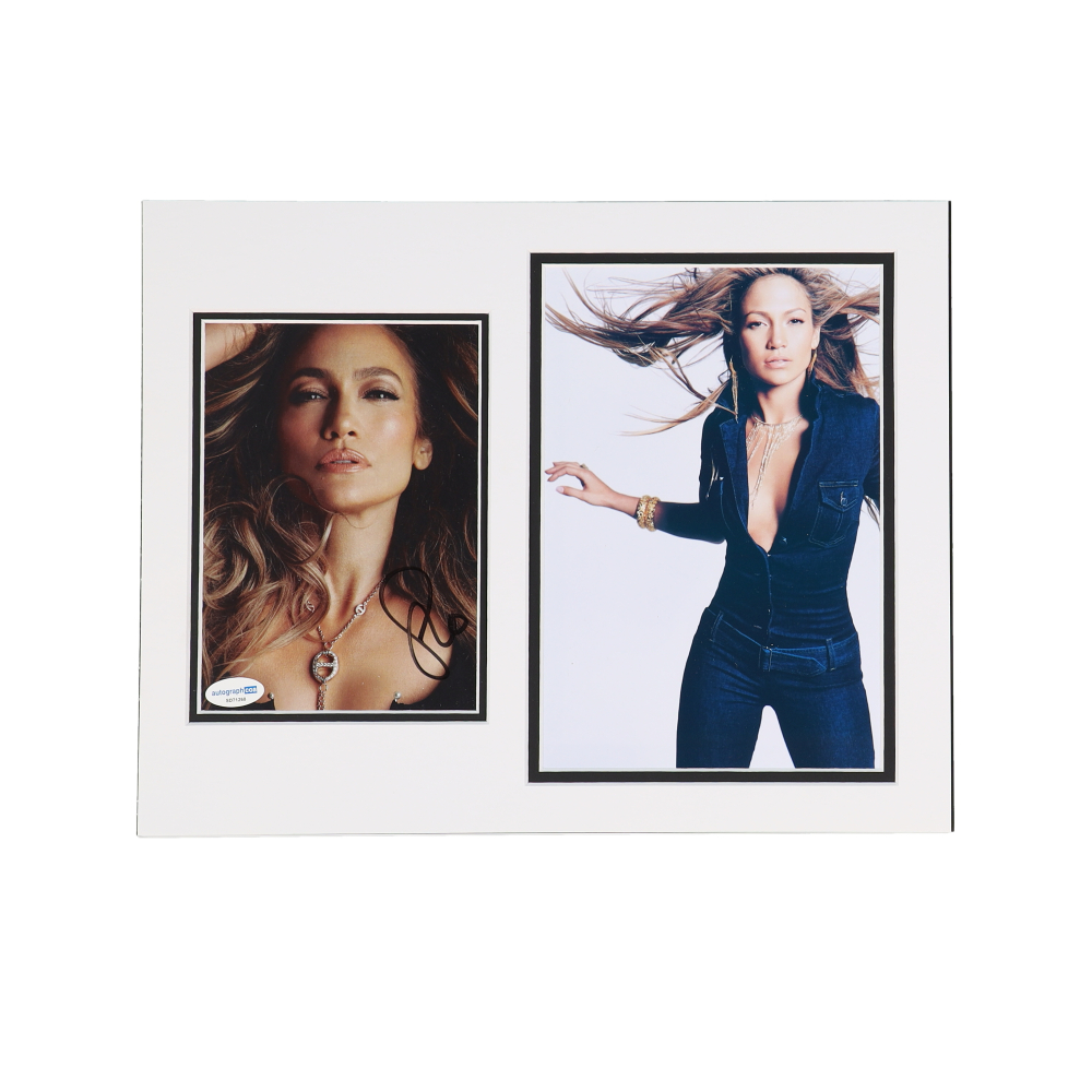Jennifer Lopez Signed 11x14 Custom Matted Photo Display (ACOA ...