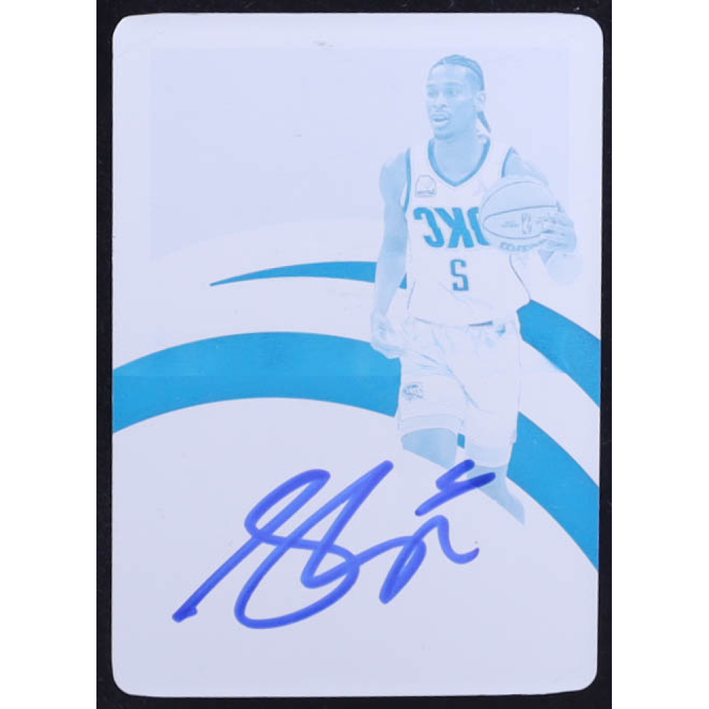 Shai Gilgeous-Alexander Signed 2021-22 Immaculate Collection Patch ...