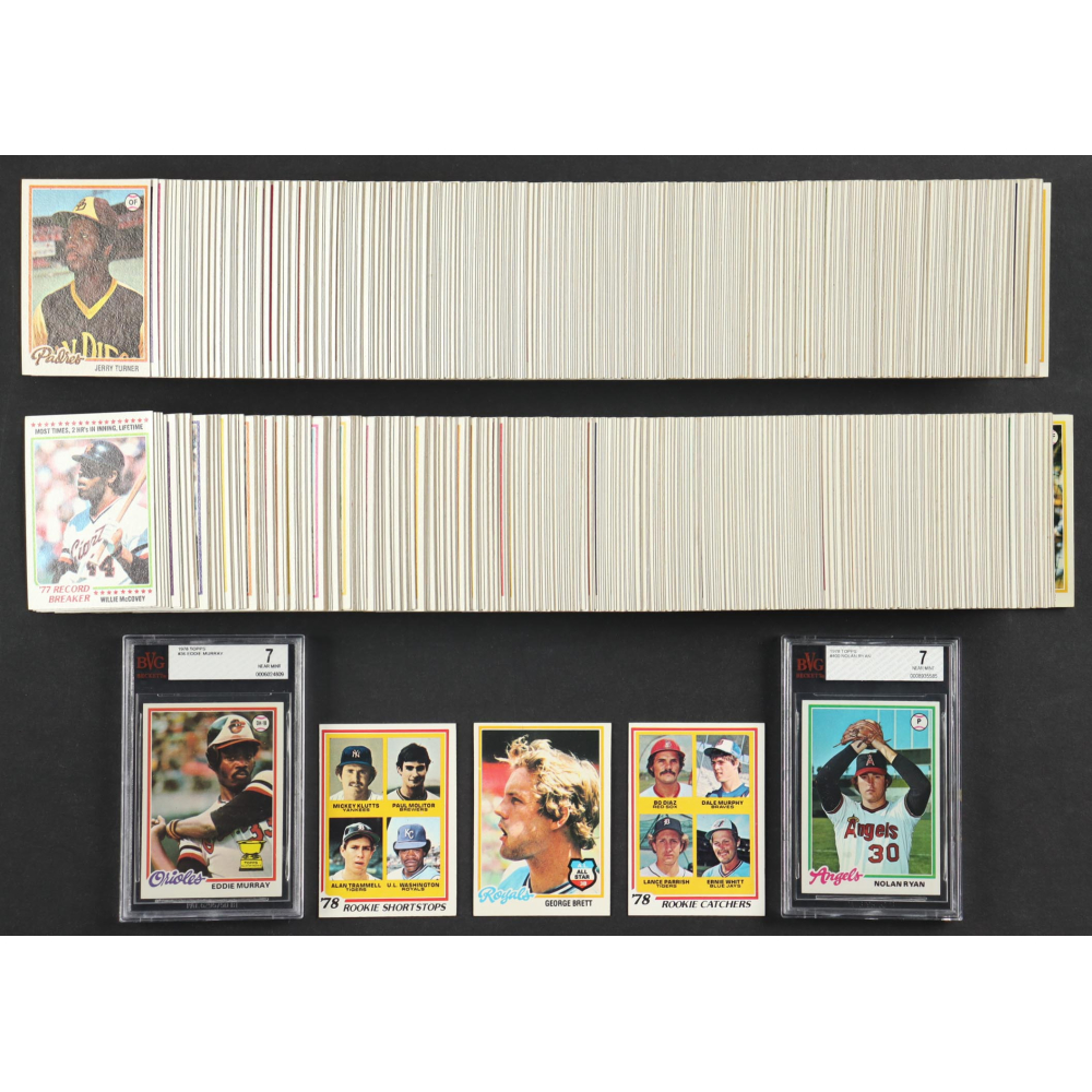 1978 Topps Baseball Complete Set of (726) Cards with Eddie Murray #36 ...