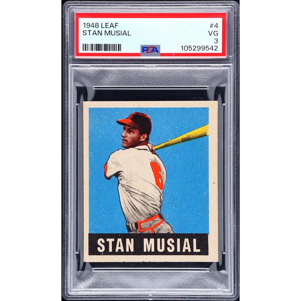 Stan Musial 1948 Leaf #4 RC (PSA 3) | Pristine Auction