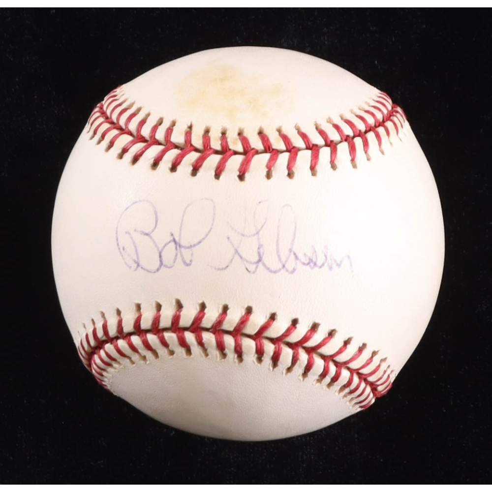Bob Gibson Signed OML Baseball (JSA) | Pristine Auction