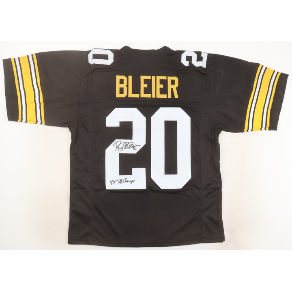 Rocky Bleier Signed Jersey Inscribed "4x SB Champs" (JSA) | Pristine ...
