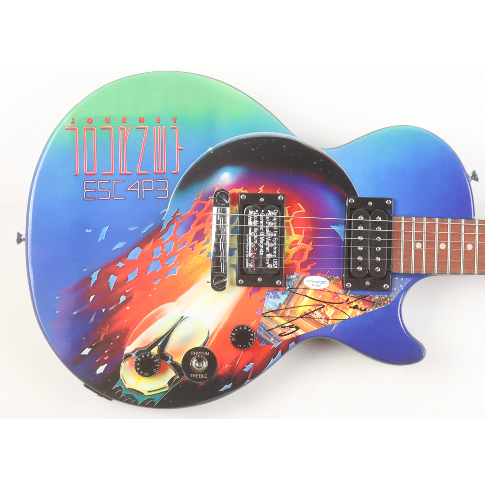 Steve Perry Signed "Journey: Escape" 40" Electric Guitar (ACOA ...
