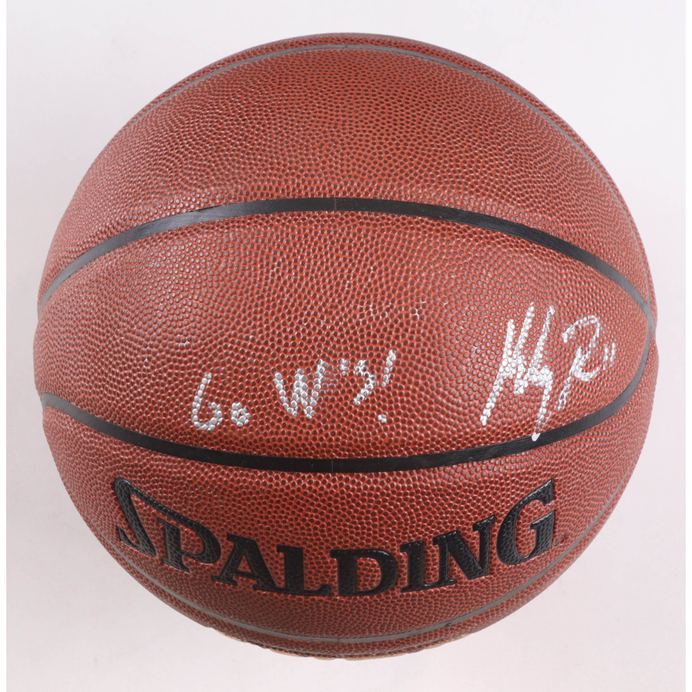 Klay Thompson Signed NBA Basketball Inscribed "Go W's!" (PSA ...