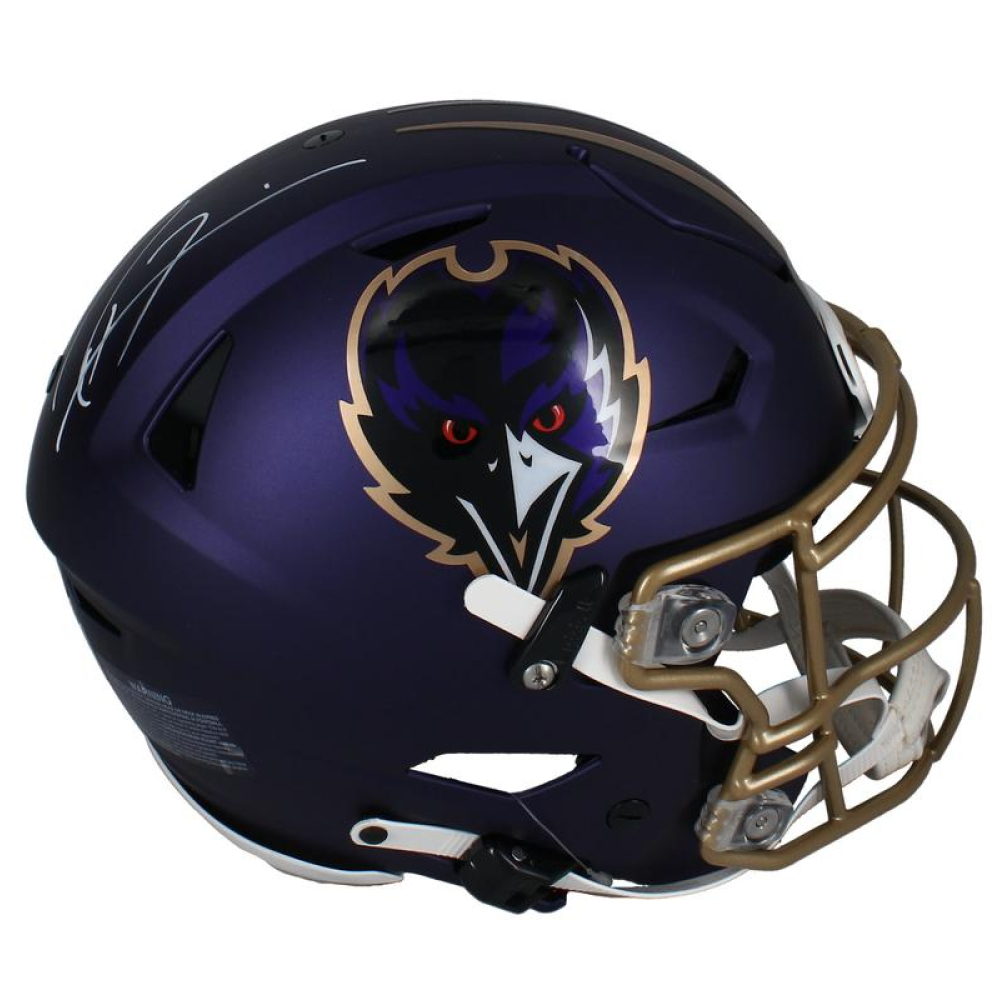 Ray Lewis Signed Ravens Full-Size Authentic On-Field Alternate ...