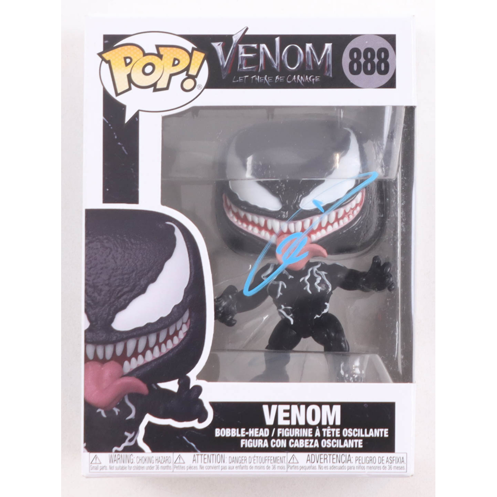 Tom Hardy Signed "Venom: Let There Be Carnage" #888 Venom Bobble-Head Funko Pop! Vinyl Figure ...