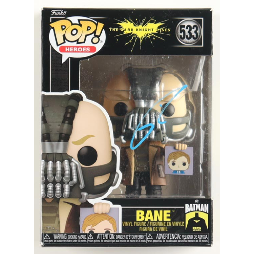 Tom Hardy Signed "The Dark Night Rises" #533 Bane Funko Pop! Vinyl ...
