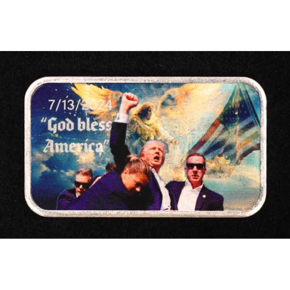 MAGA "This Day will not be forgotten" Donald Trump Assassination Attempt - 1 Ounce .999 Fine ...