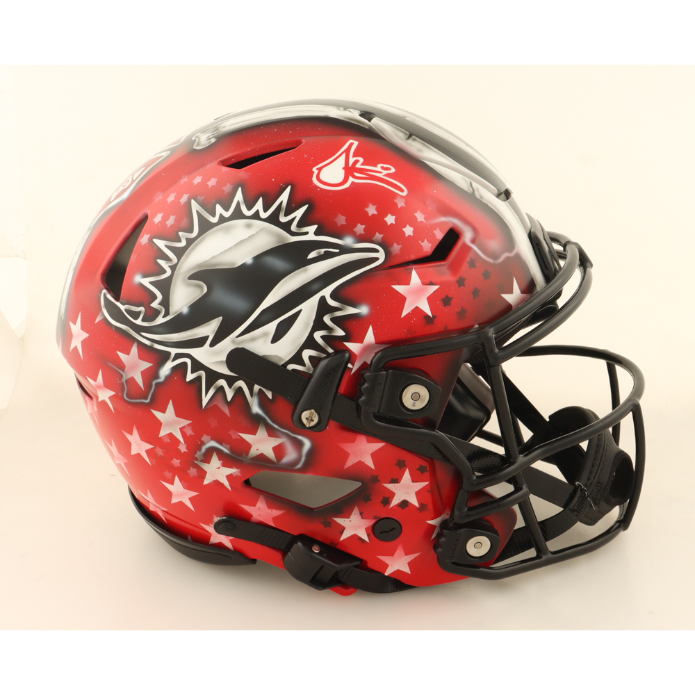 Tyreek Hill Signed Dolphins Full-Size Custom Style Helmet (Beckett ...