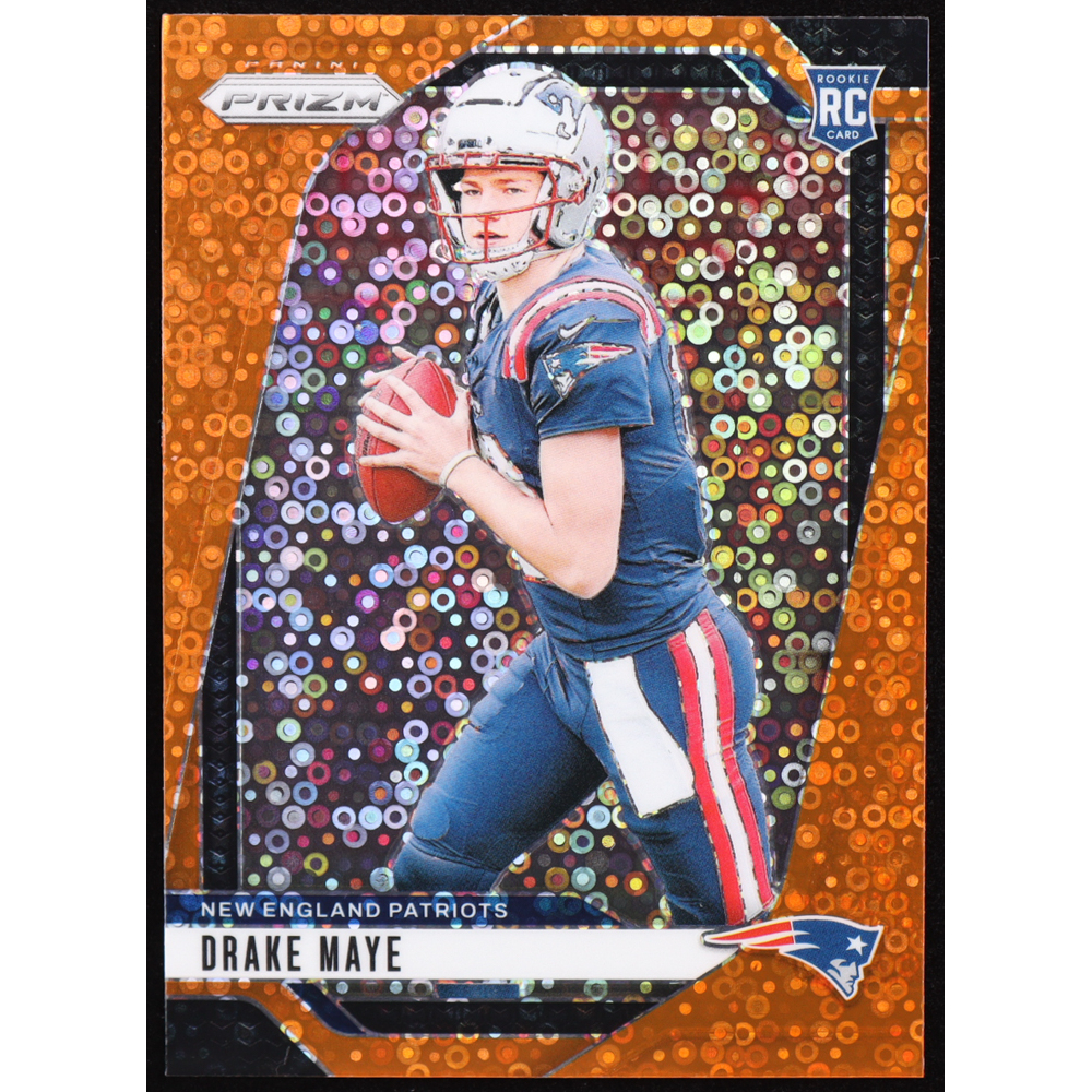 Drake Maye 2024 Panini Prizm Prizms Disco #329 RC | Pristine Auction
